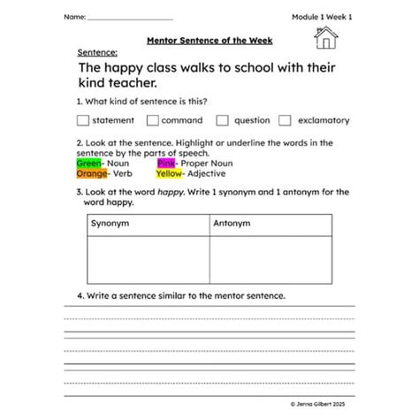 HMH Into Reading Module Week Vocabulary Practice Grade By Jenna Gilbert