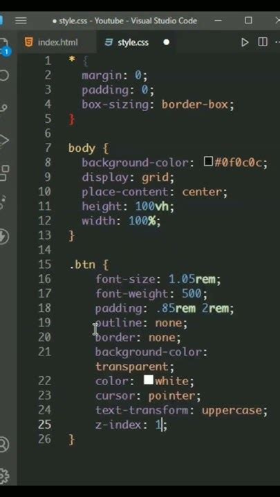 Button Hover Effect Html Css Hover Effect In Html Css Htmltutorial Htmlcssproject Youtube