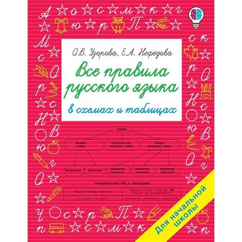 Все правила русского языка в схемах и таблицах Для начальной школы Справочник Узорова О В