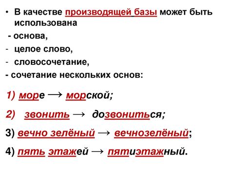 Способы словообразования презентация онлайн