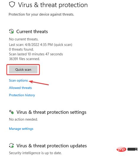 如何修复 Windows 11 中的 Memory Corruption Bsod 错误 常见问题 Php中文网