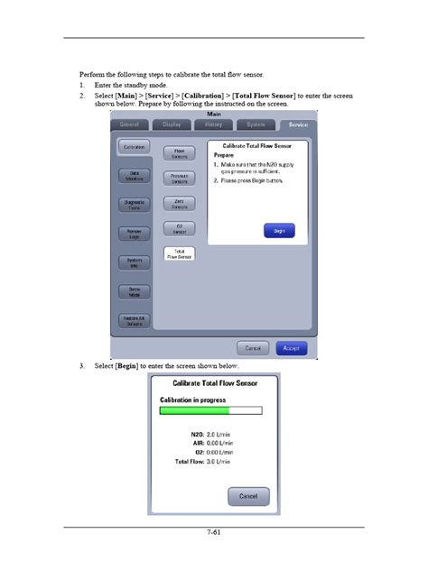 A7 Calibration Procedure Total Flow Sensor Pdf