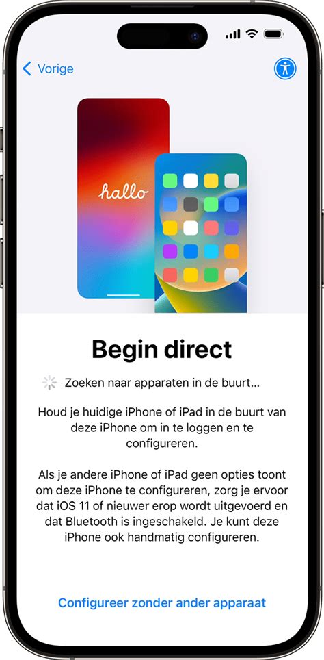Een Iphone Of Ipad Configureren Apple Support Nl