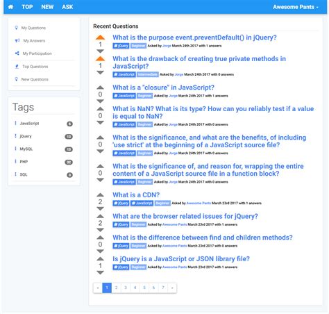 A Free Question And Answer App Built Using Laravel 5