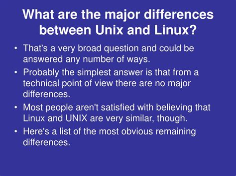 Ppt Unix And Linux Powerpoint Presentation Free Download Id1443254