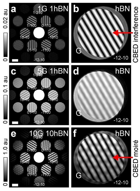 Simulated Convergent Beam Electron Diffraction Cbed Of Multilayer Van Download Scientific