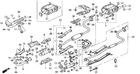 Exhaust System 1993 Honda Civic 3 Door Si Ka 5mt