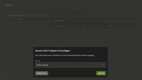 How To Dhcp Server Administration Of Dhcp Server Entries Community Univention Help