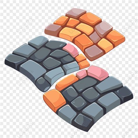 다른 색상 만화에 고립 된 세 개의 돌 세트 벡터포장클립 아트 Png 일러스트 무료 다운로드 Lovepik