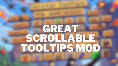 great scrollable tooltips mod 1 21 1 1 20 1 mc mod