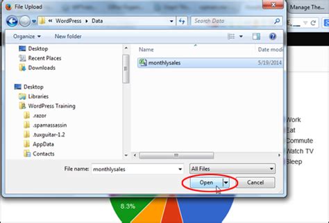Wordpress Tutorials Create Graphs In A Page Or Post In Wordpress With