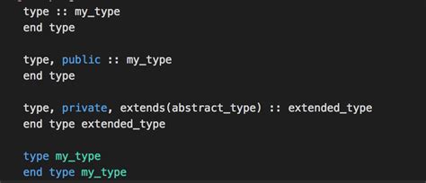 Type Definition Containing Colons Not Properly Highlighted · Issue 34 · Fortran Lang