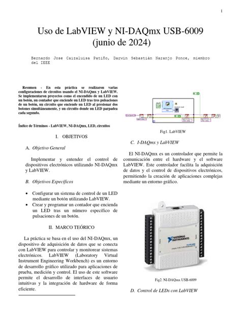Informe De La Práctica 6 Pdf Diodo Emisor De Luz Informática