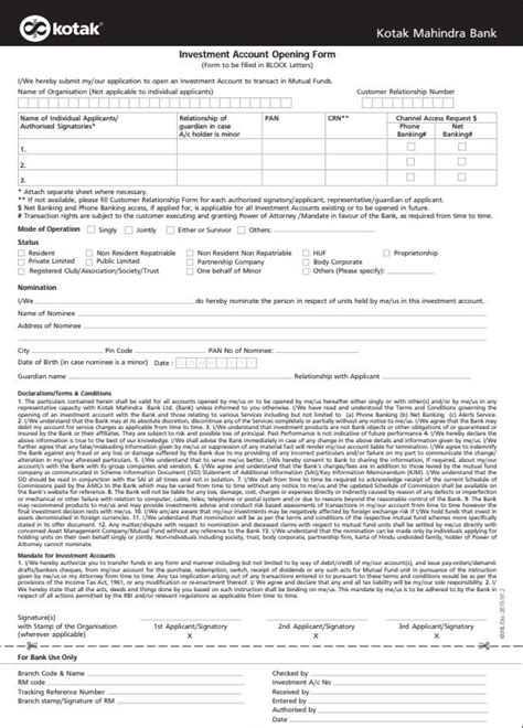 [pdf] Kotak Mahindra Bank Account Opening Form Pdf Panot Book