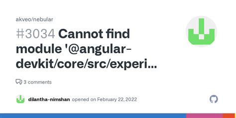 Cannot Find Module Angular Devkitcoresrcexperimentalworkspace Or