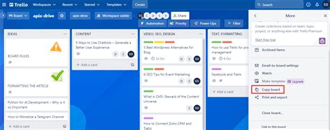 How To Copy A Trello Board Step By Step Instruction