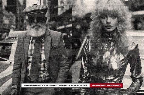 Premium Psd Error Photocopy Photo Effect For Poster