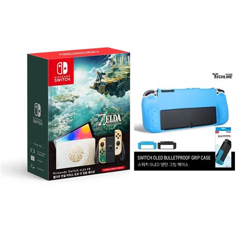 닌텐도 스위치 Oled 젤다의 전설 티어스 오브 더 킹덤 에디션 Oled 그립 케이스 블랙 증정 감도 깊은 취향 셀렉트샵 29cm