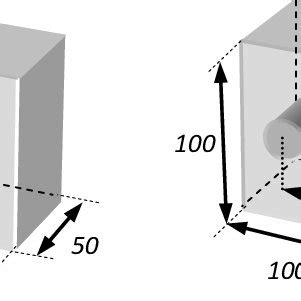 Test Specimen And Aggregate Configuration Download Scientific Diagram