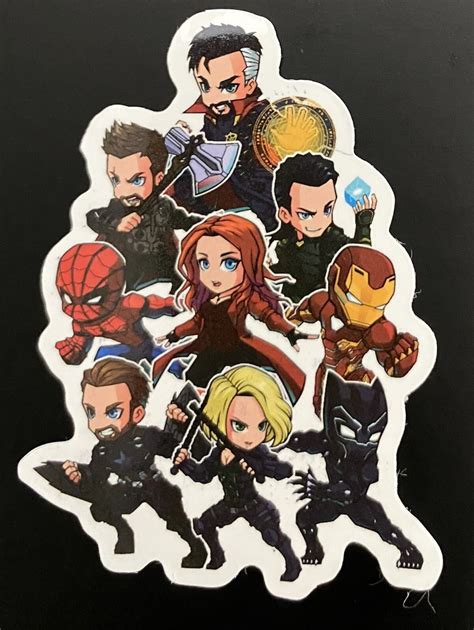 How To Draw Chibi Avengers Infinity War