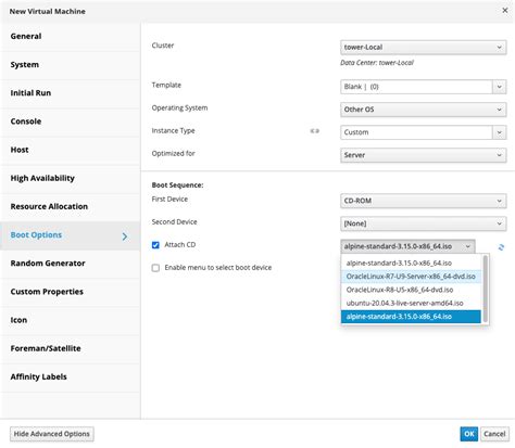 Create A VM Using OLVM
