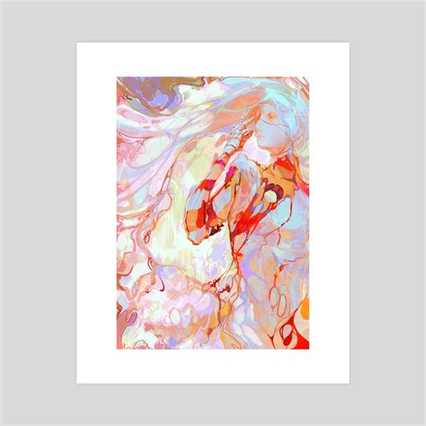 Mikhail Smoky An Art Print By Badjaune Inprnt