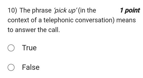 10 The Phrase Pick Up In The 1 Point Context StudyX