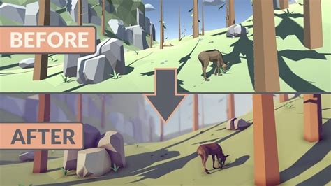 Unity 2017 Tutorial Lighting And Post Processing Low Poly Scene Unity Tutorials Game Design