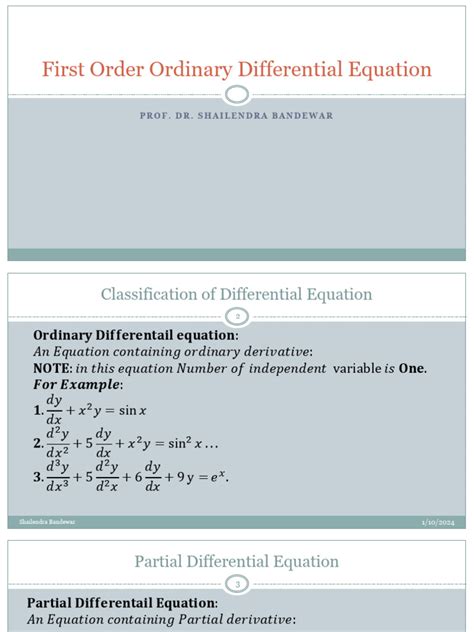 first order ode pdf equations calculus