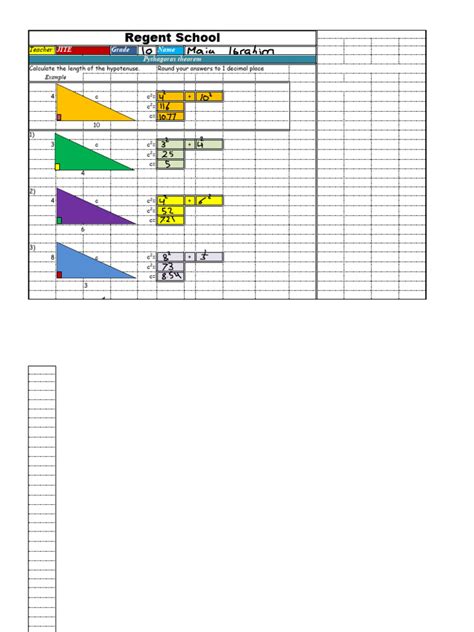 Pythagoras Theorem Pdf