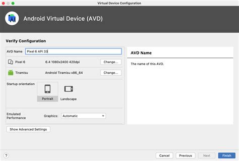 Macos 创建 Android 模拟器 Thu 移动应用开发 Flutter 教程