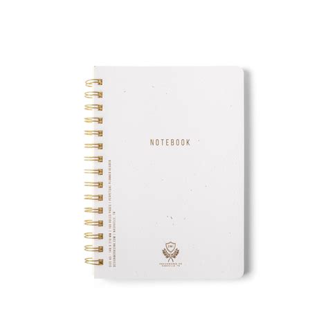 Crest A5 Notebook Ivory Designworks Collective Uk