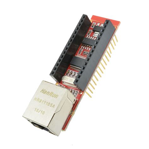 Enc28j60 Ethernet Shield Para Arduino Nano V30 Rj45 Webserver Módulo Ebay