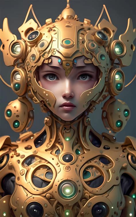 Download Futuristic Robot Galaxy Royalty Free Stock Illustration