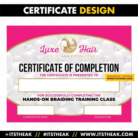 Certificate Design Options