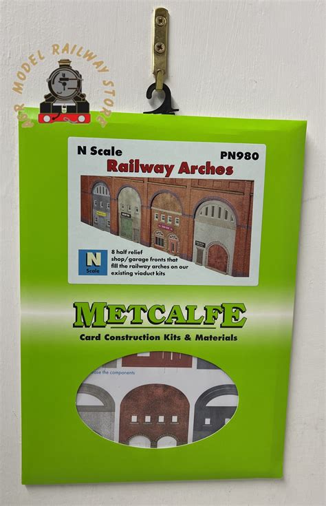 Metcalfe Pn980 N Gauge Railway Arches Card Kit Agr Model Railway Store