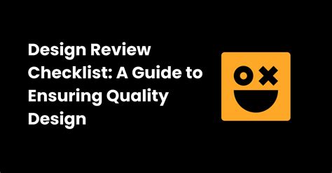 Design Review Checklist Checklistgg