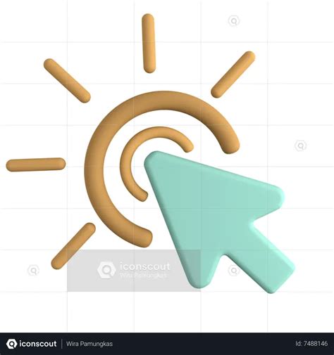 Cursor Double Click 3d Icon Download In Png Obj Or Blend Format