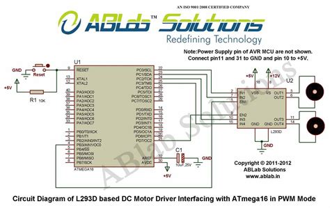Atmega16 Microcontroller Circuit Diagram How To Interface Le