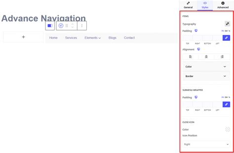 Advanced Navigation Block Radius Blocks Documentation