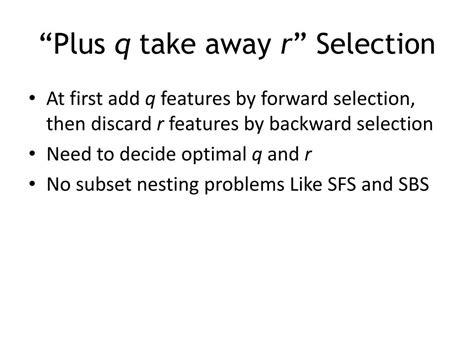 Ppt Feature Selection Feature Extraction Powerpoint Presentation Free Download Id 6283211