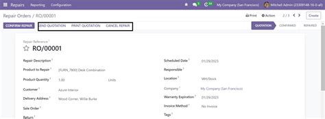 No Invoice In Odoo Repair App Odoo V Community Edition Book