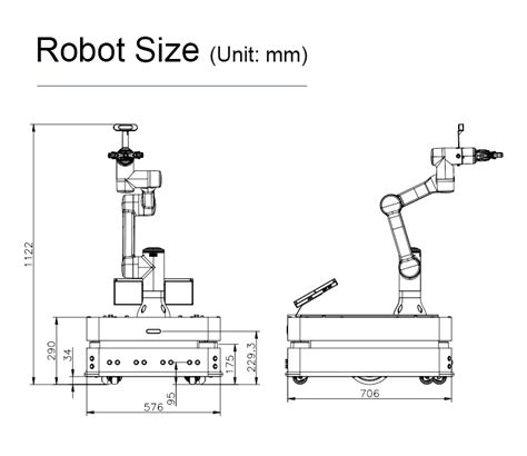 Wheeltec S300 Intelligent Mobile Robot Robot Chassis And Collaborative Robot Arm Including