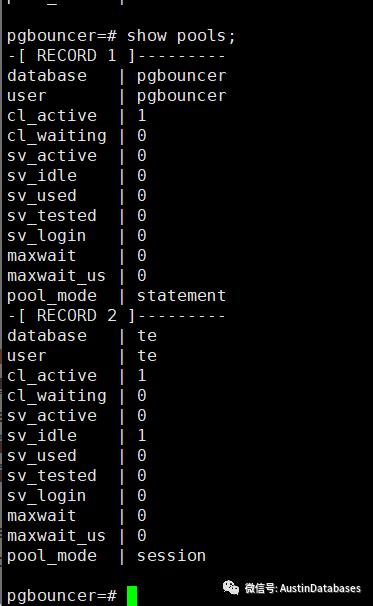 postgresql pgbouncer 中的命令与操作 csdn博客