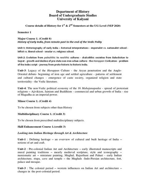 Nep Ug Course Of History Pdf Mughal Empire Computer Network