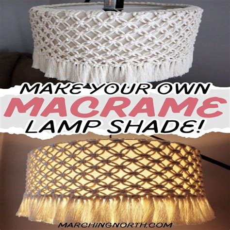 Macrame Magic Lamp Shade Illuminates Cozy Ambiance