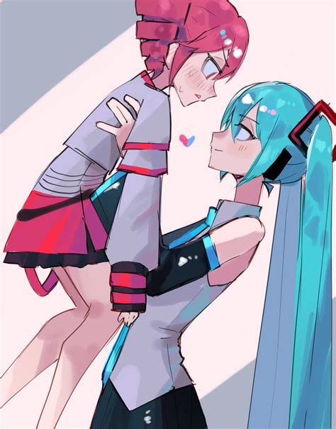 Hatsune Miku Kasane Teto And Kasane Teto Vocaloid And 2 More Drawn