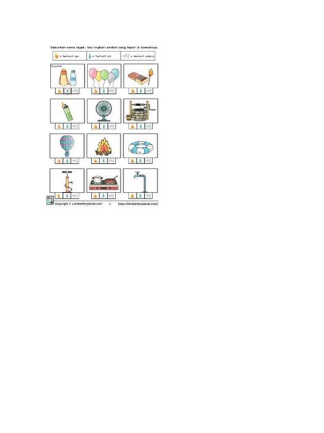 Lembar Kerja Air Api Udara Pdf