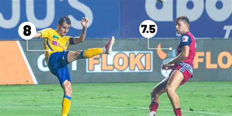 Ratings Adrian Luna Takes Kerala Blasters Past Jamshedpur Fc Into Isl