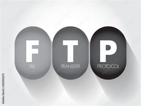 FTP File Transfer Protocol Standard Communication Protocol Used For The Transfer Of Computer